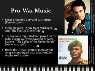 Music and the Vietnam War: | PPTX