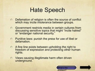 Freedom of Speech & Expression | PPTX