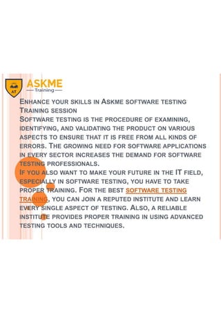 Software testing training | PDF