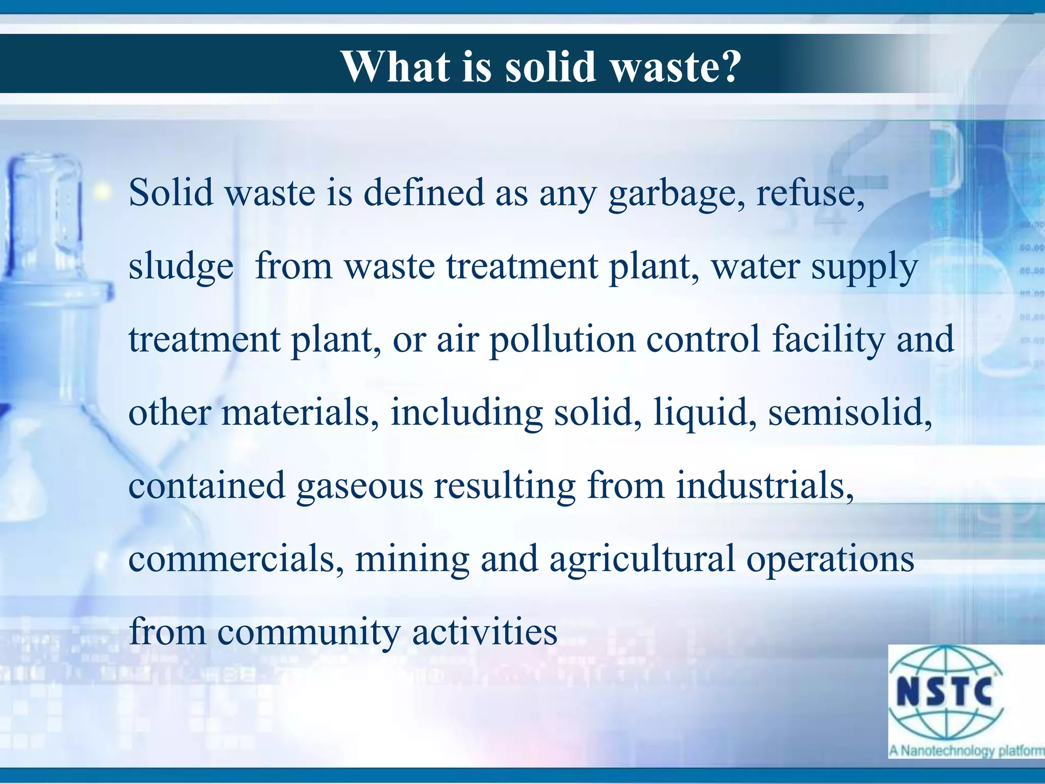 Impact of Solid waste on Health and Environment | PPTX