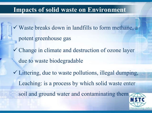 Impact of Solid waste on Health and Environment | PPTX | Environmental ...
