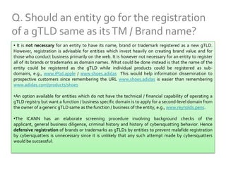 The ICANN New gTLD Program | PPT