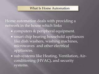 home automaton using pc ppt | PPTX
