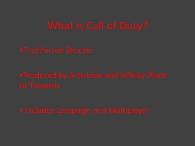 Black Ops- Adam Del Duca | PPTX