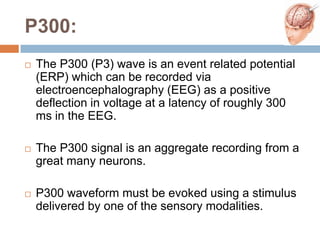 Brain finger printing presentation | PPT
