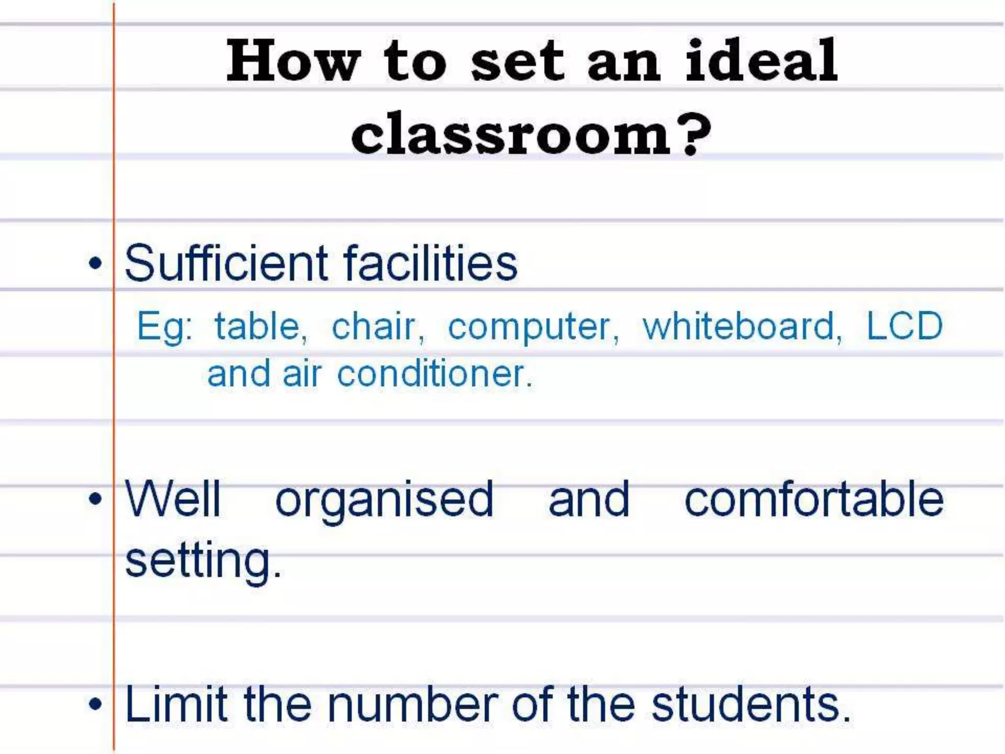 Ideal Classroom | PPTX