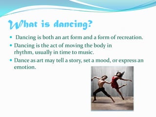 Types of dance forms | PPTX