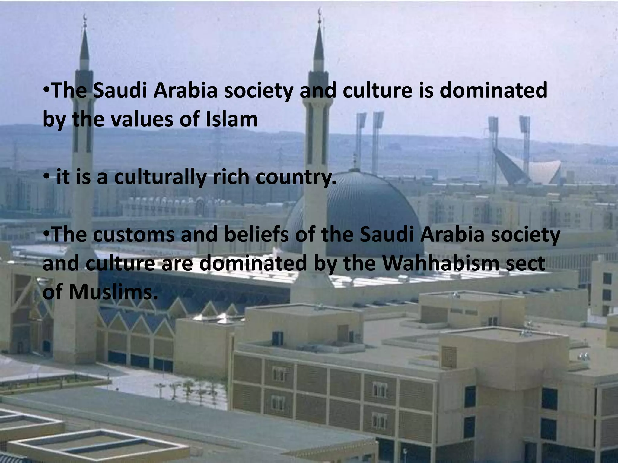 Saudi Arabia- Culture | PPTX