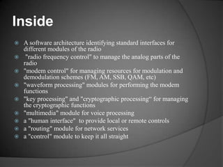 Software defined radio.... | PPTX