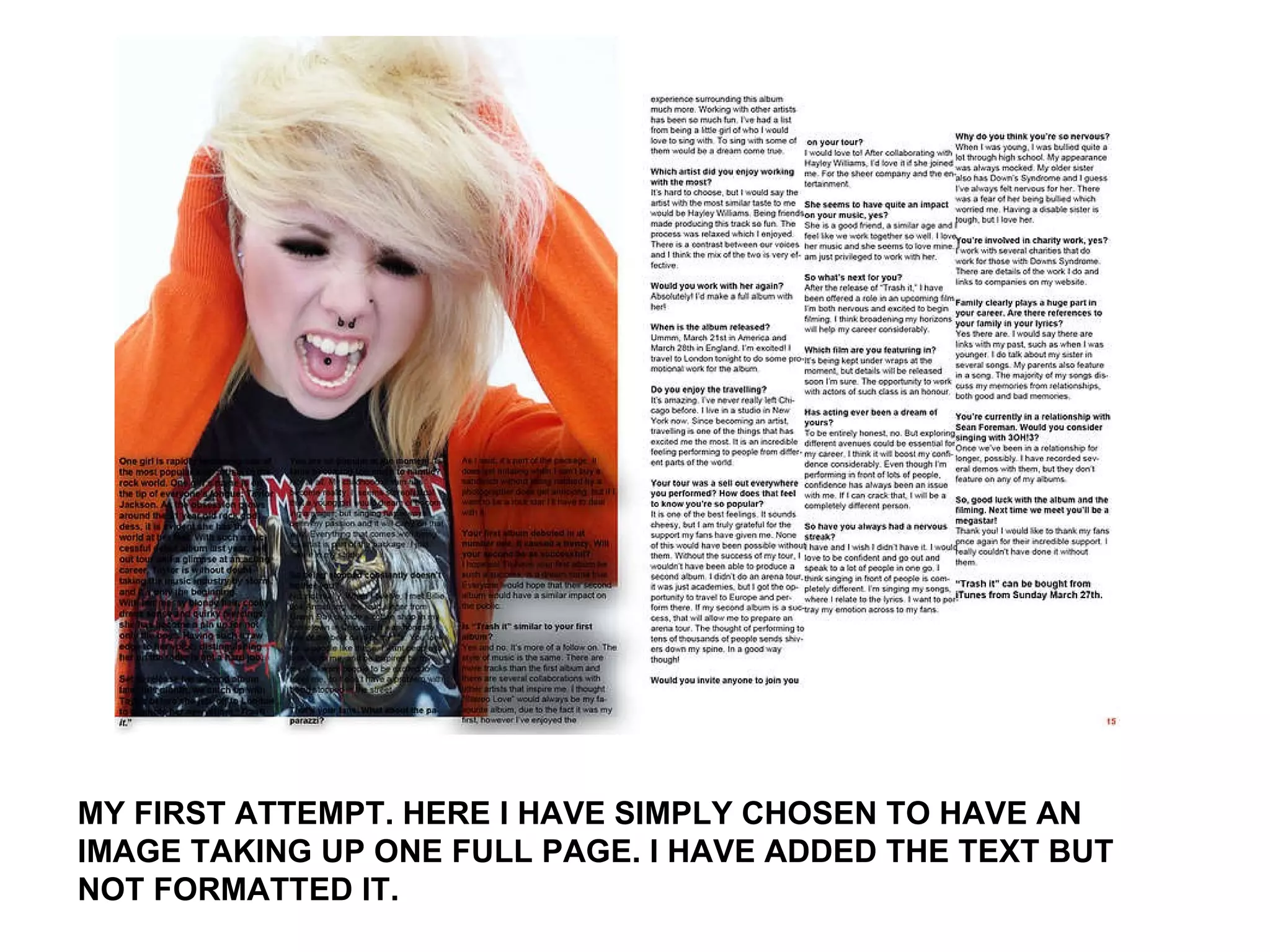 Feature Article - Music Magazine | PPT