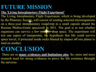 life in the universe | PPT