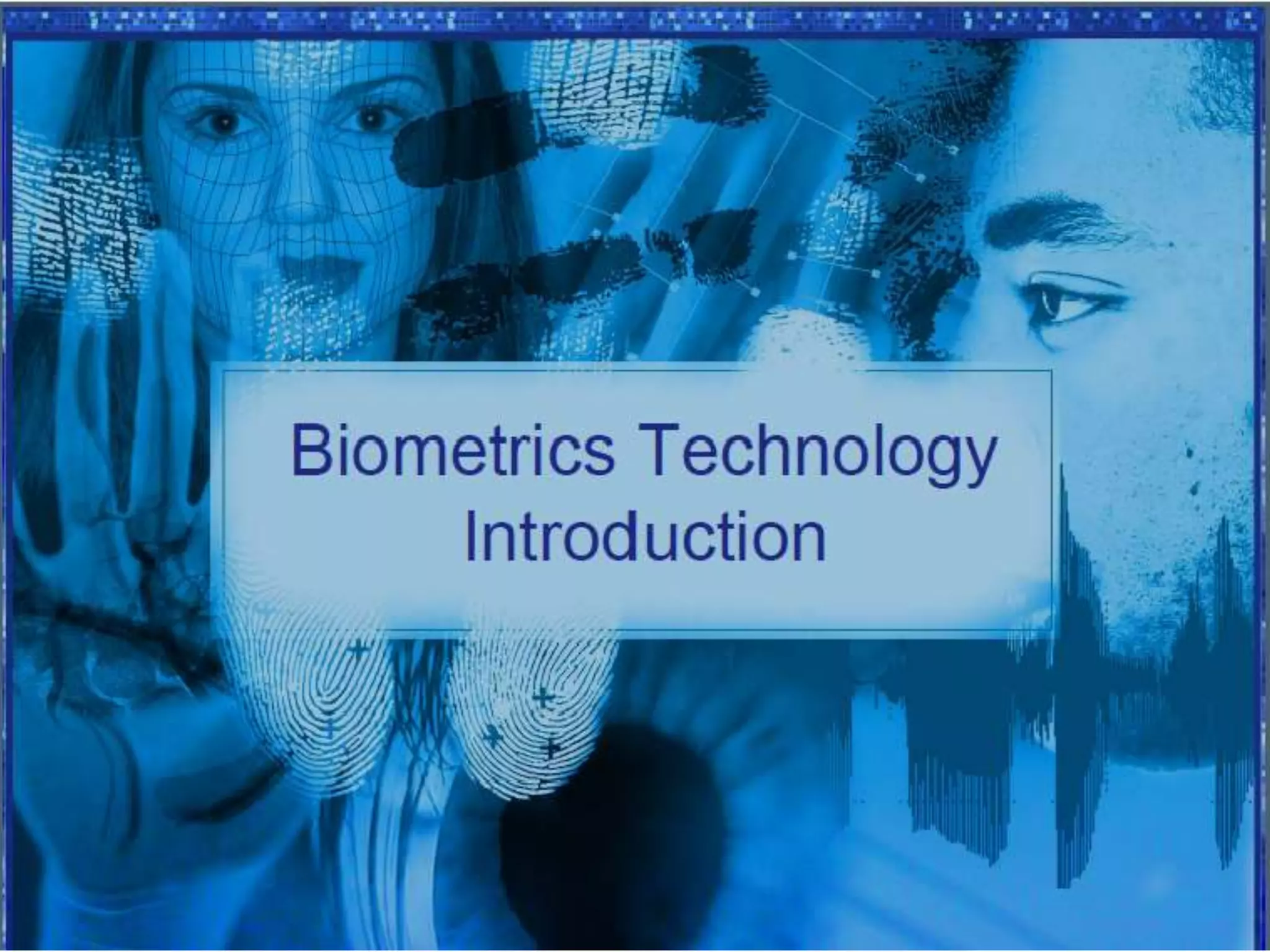 Biometric Technology | PPTX