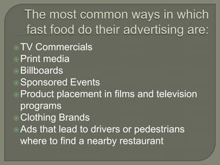 Fast Food | PPTX
