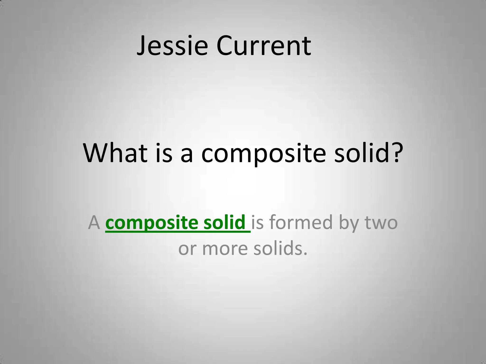 Composite Solids | PPTX
