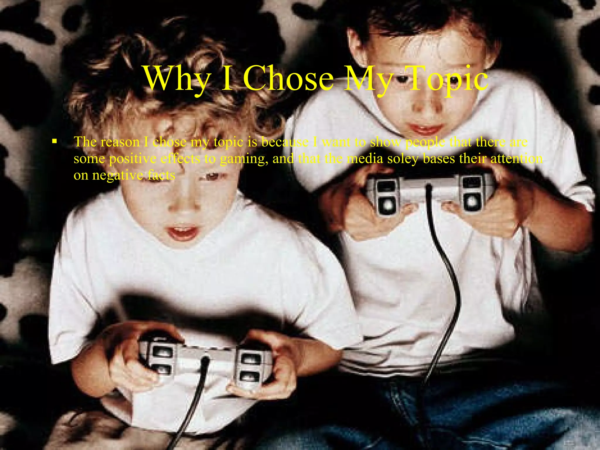 Positive effects of video games | PPT