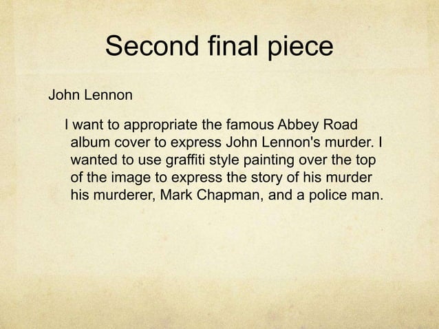 Personal Project Presentation | PPT