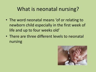 Neonatal Nursing | PPTX