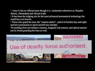 Powerpoint Presentation- Jess Mendez Area 51 | PPT