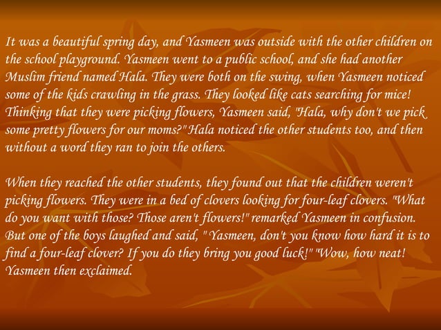 Story for kids | PPT