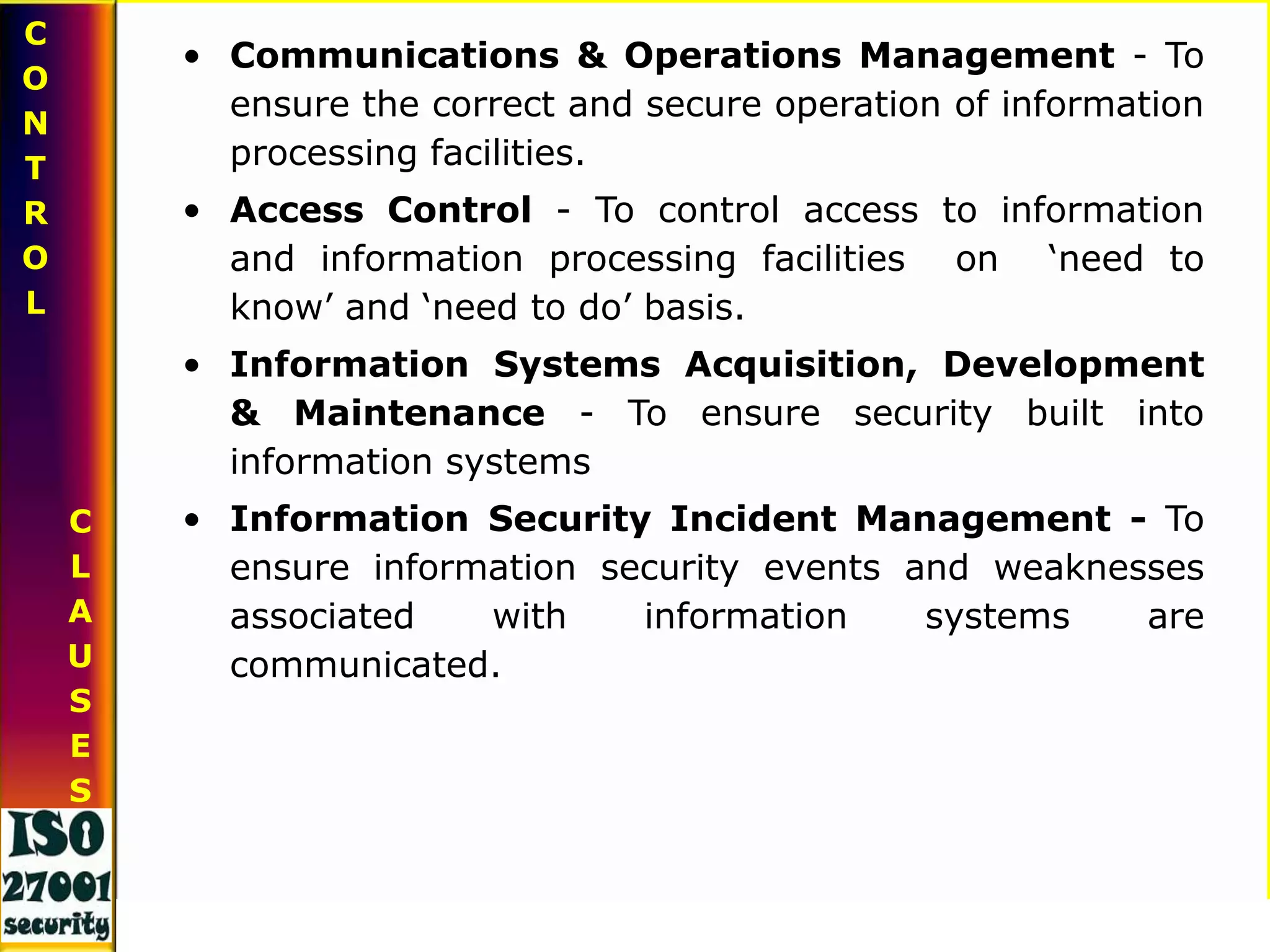 INFORMATION SECURITY | PPTX