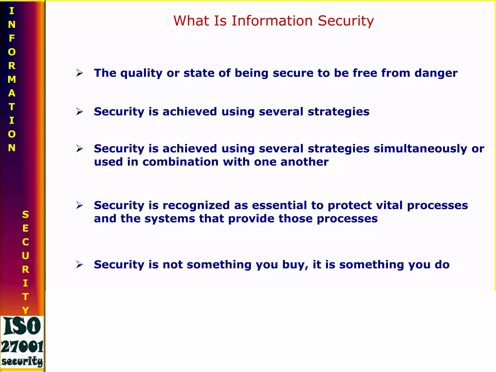 INFORMATION SECURITY | PPTX