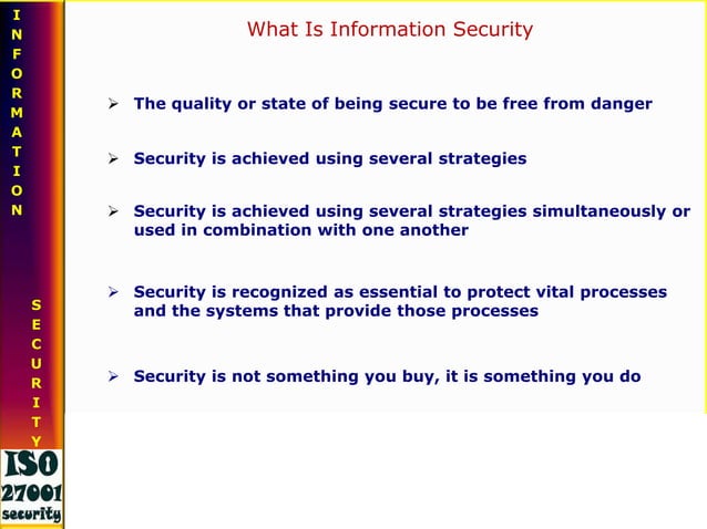 INFORMATION SECURITY | PPTX
