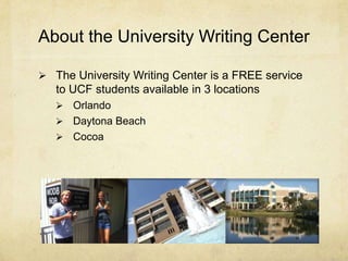 UCF University Writing Center | PPT