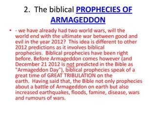 END OF THE WORLD | PPT