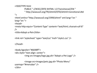 Randy Witt Audio Assignment | PPTX | Web Design and HTML | Internet