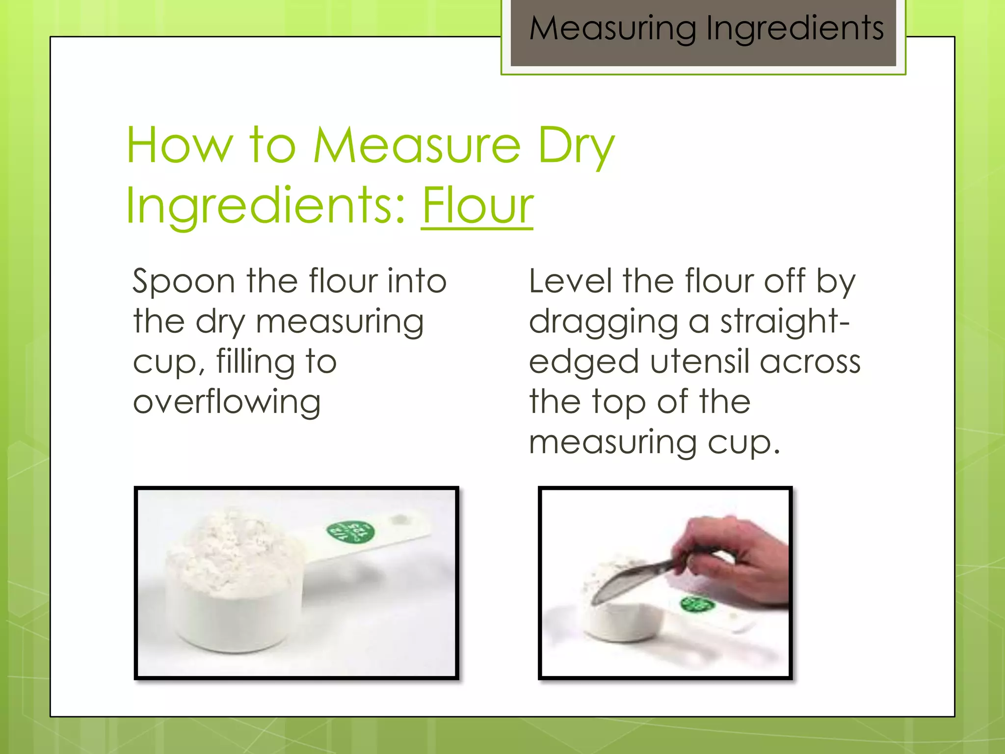 Measuring Ingredients | PPTX