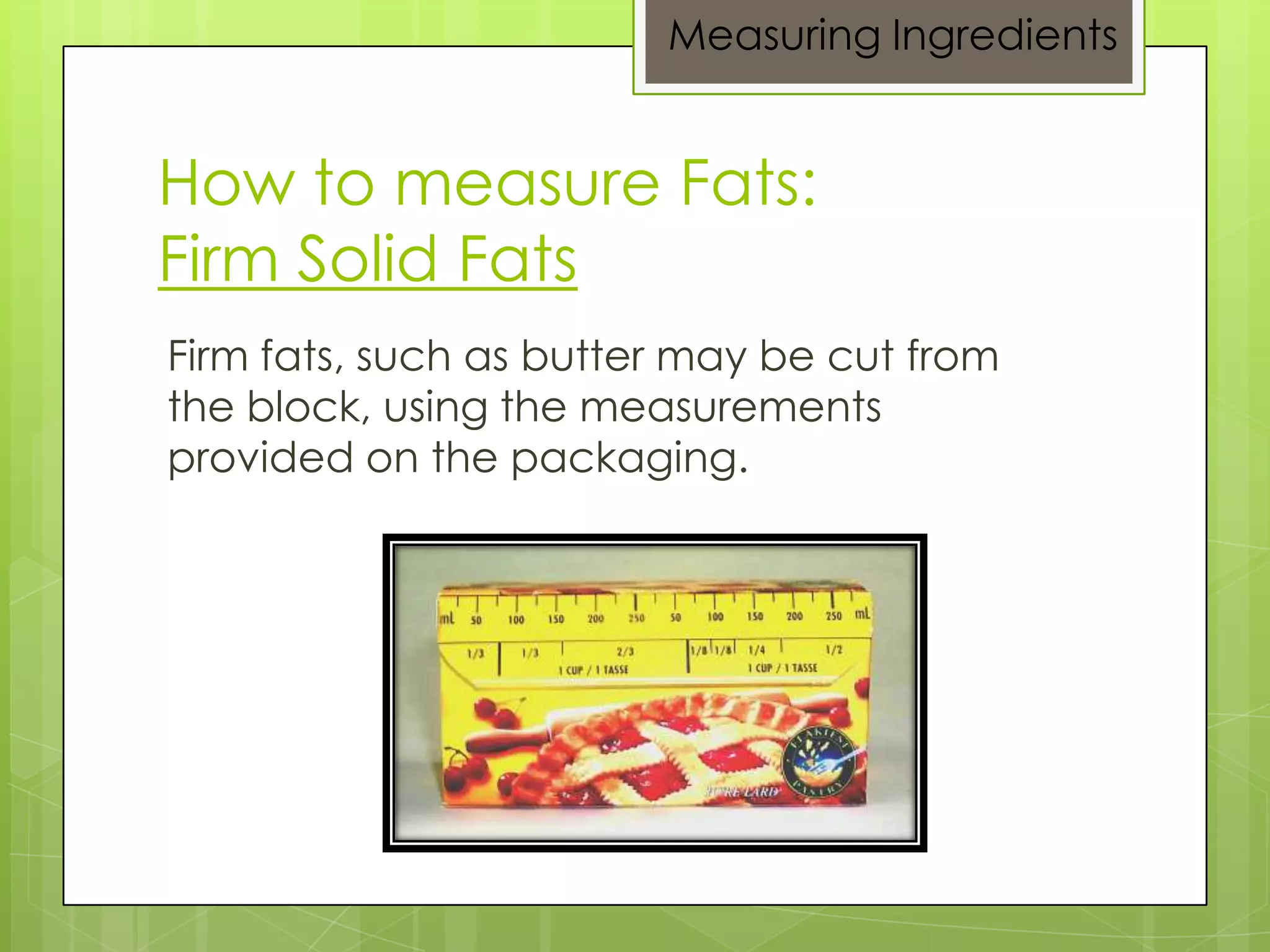 Measuring Ingredients | PPTX