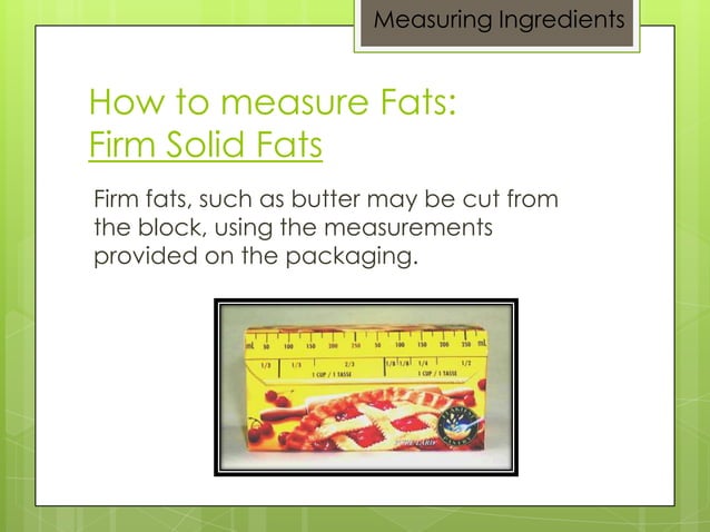 Measuring Ingredients | PPTX | Cooking | Food & Drink