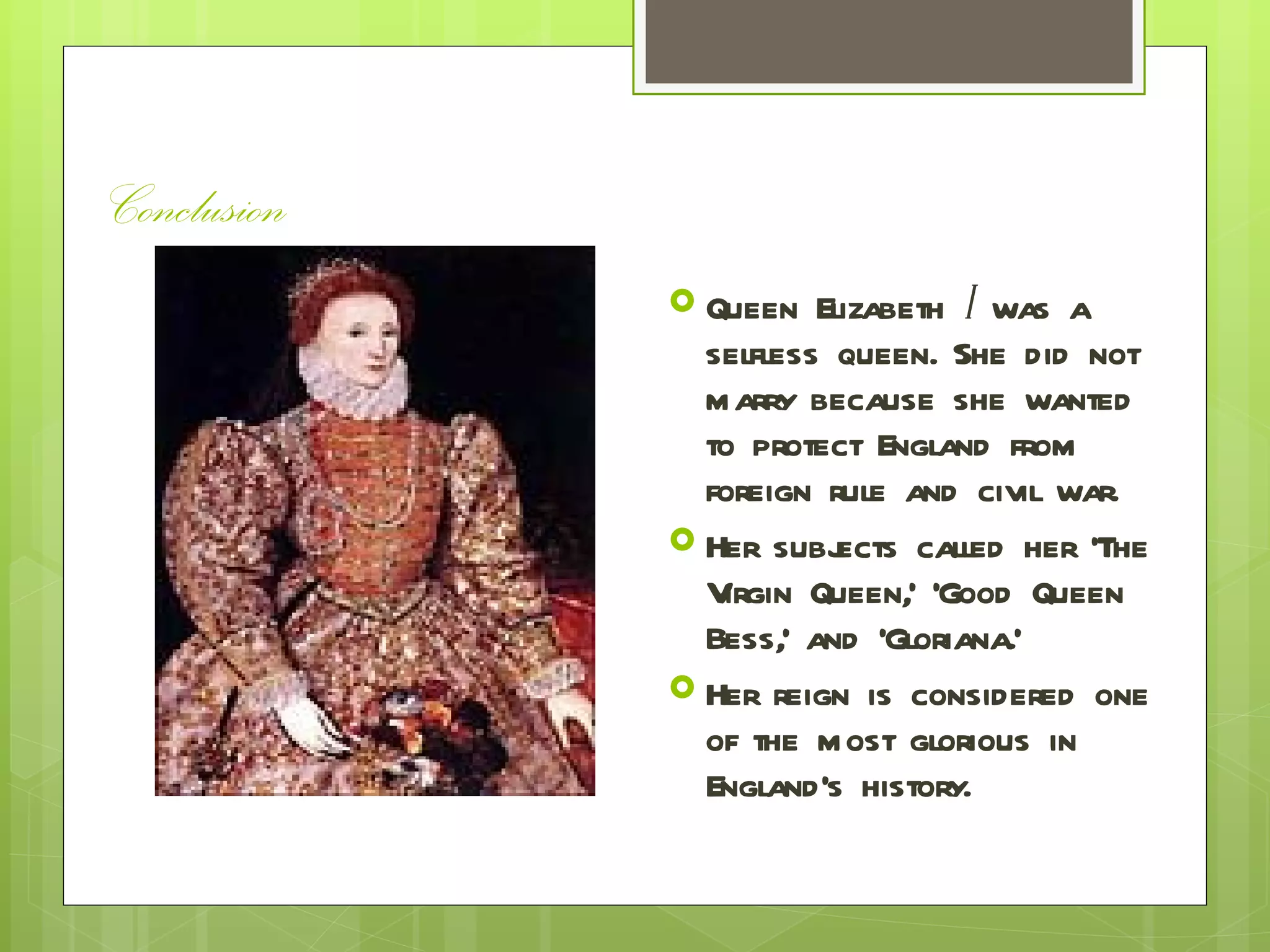 Queen Elizabeth I | PPT