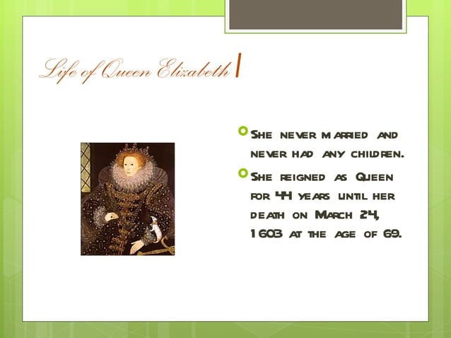 Queen Elizabeth I | PPT
