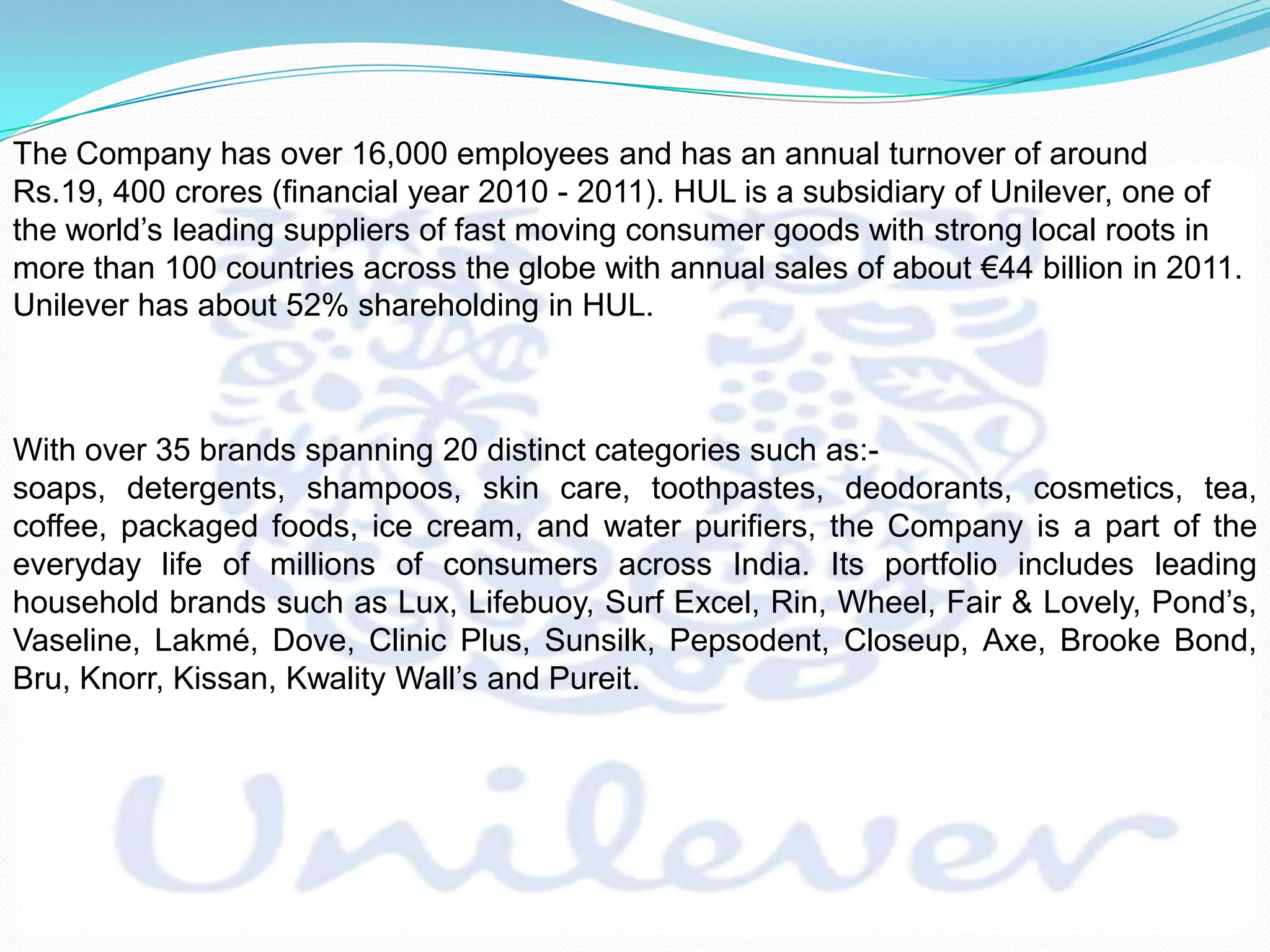 HUL Presentation | PPTX
