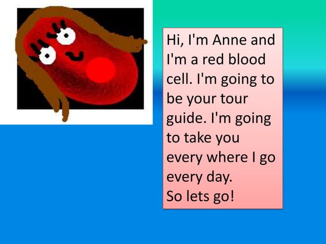 the path of red blood cell through the body to the heart | PPTX