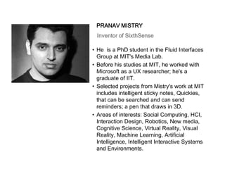 TEDtoChina salon Pranav Mistry | PPTX