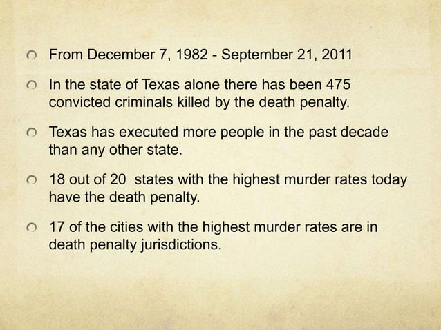 Death Row presentation. | PPT