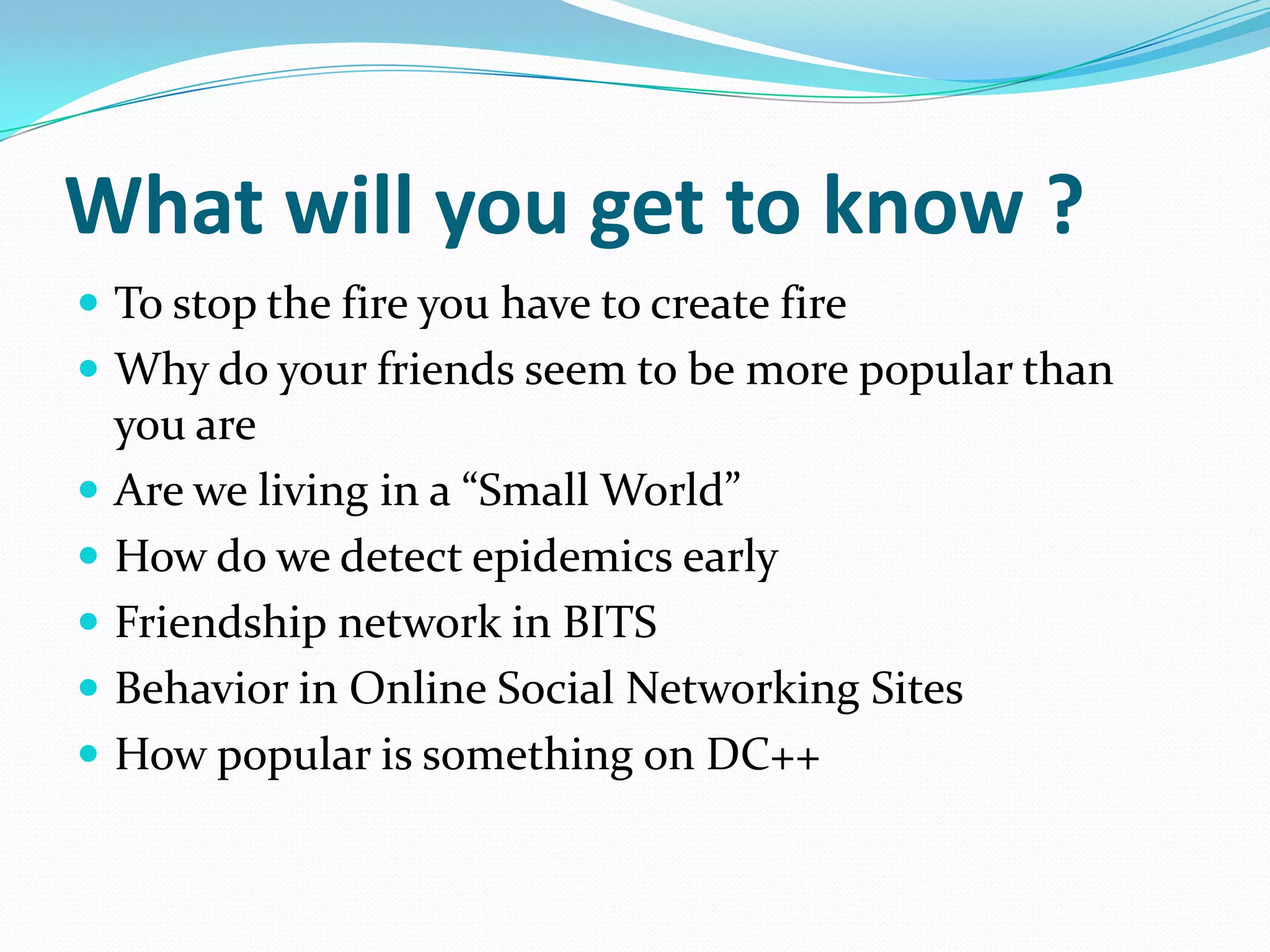 Complex Network Analysis | PPTX