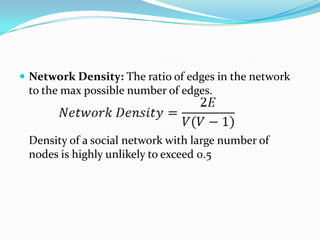 Complex Network Analysis | PPTX