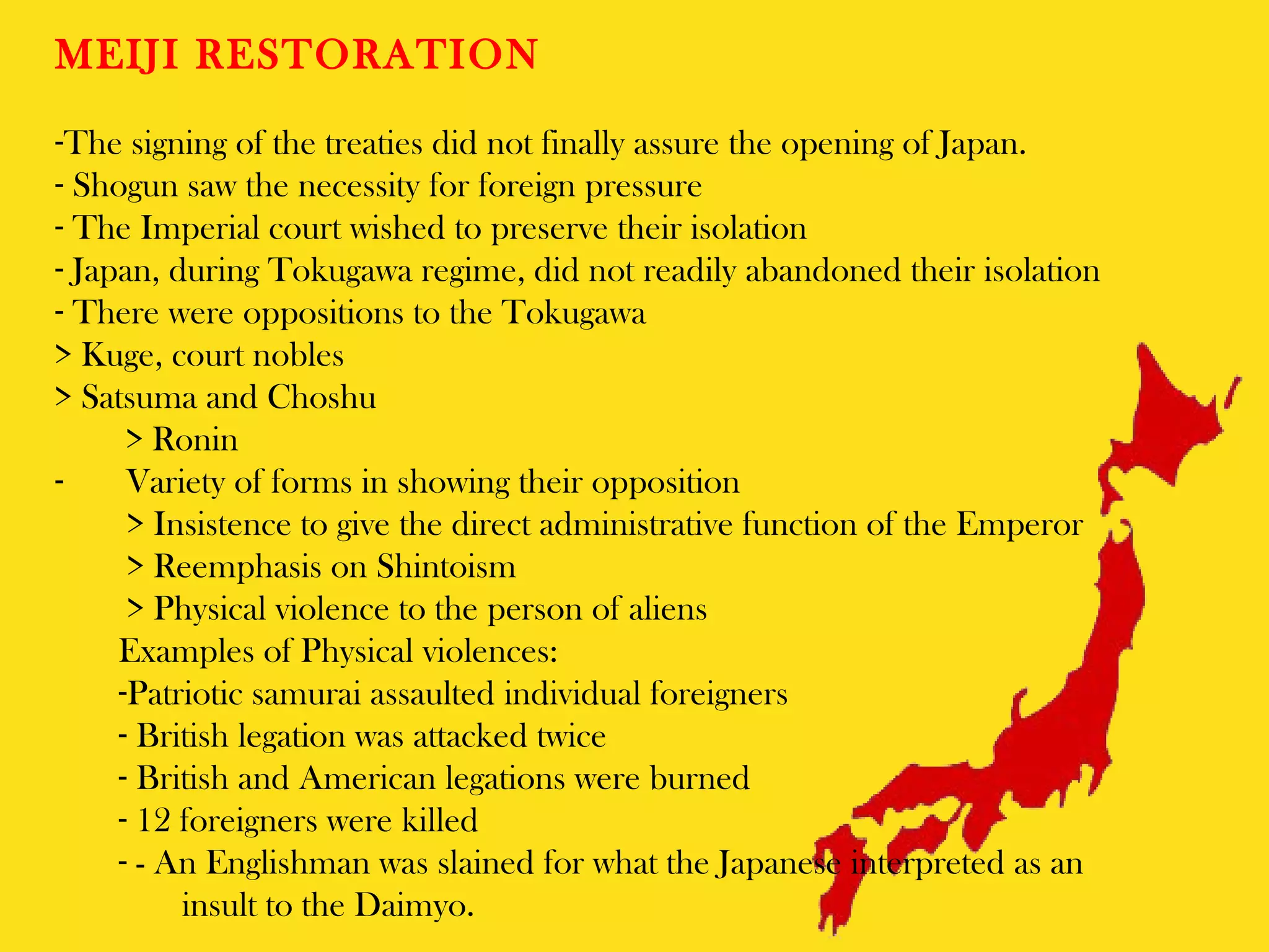 Meiji Restoration | PPT