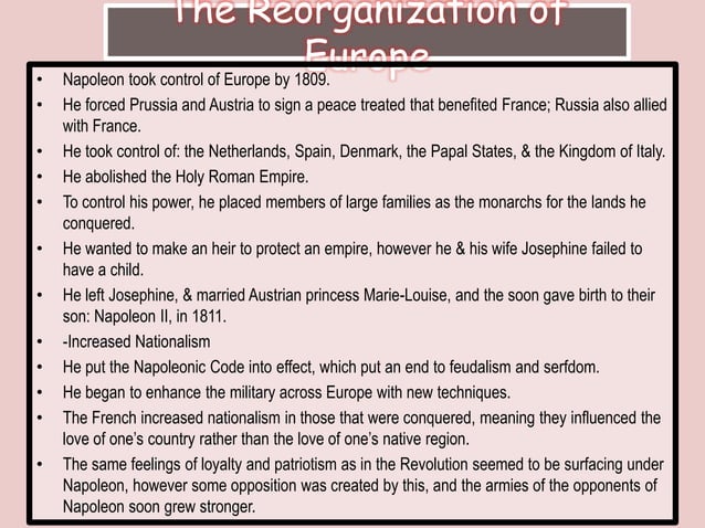 The Napoleonic Era | PPT | Free Download