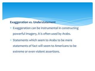 Cultural difference betn American and Arabs | PPTX
