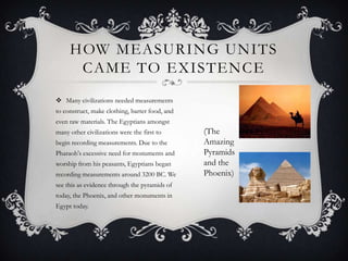 History Of Measurement: PowerPoint Presentation | PPTX
