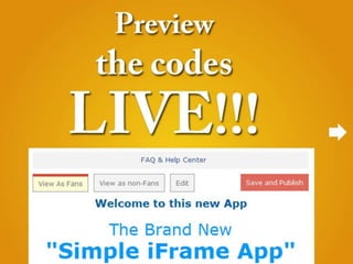 Simple iFrame App | PPTX