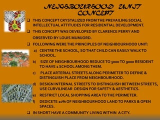 Theories and Concepts of town planning | PPTX