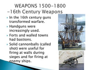 development of weapons | PPTX