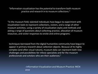 Data Visualization: Using Vision to Think about the Humanities | PPTX