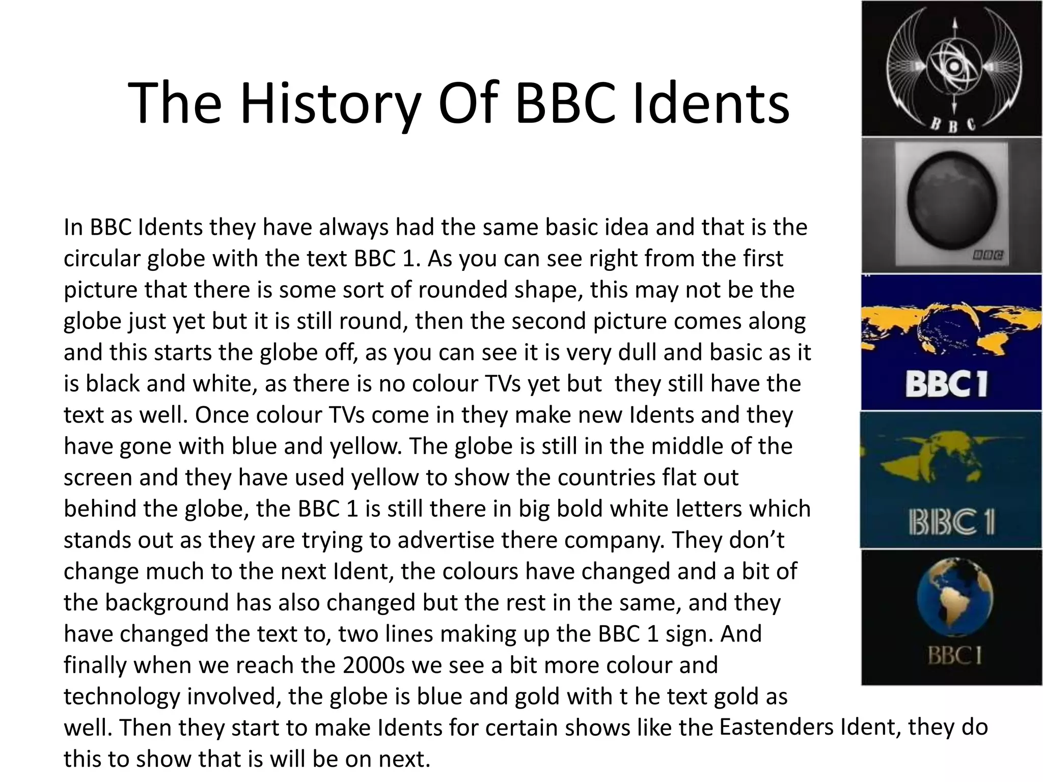 BBC One Idents | PPTX