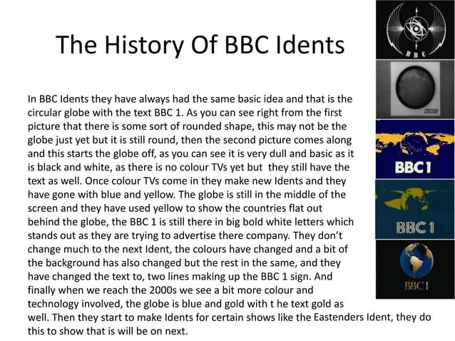 BBC One Idents | PPTX